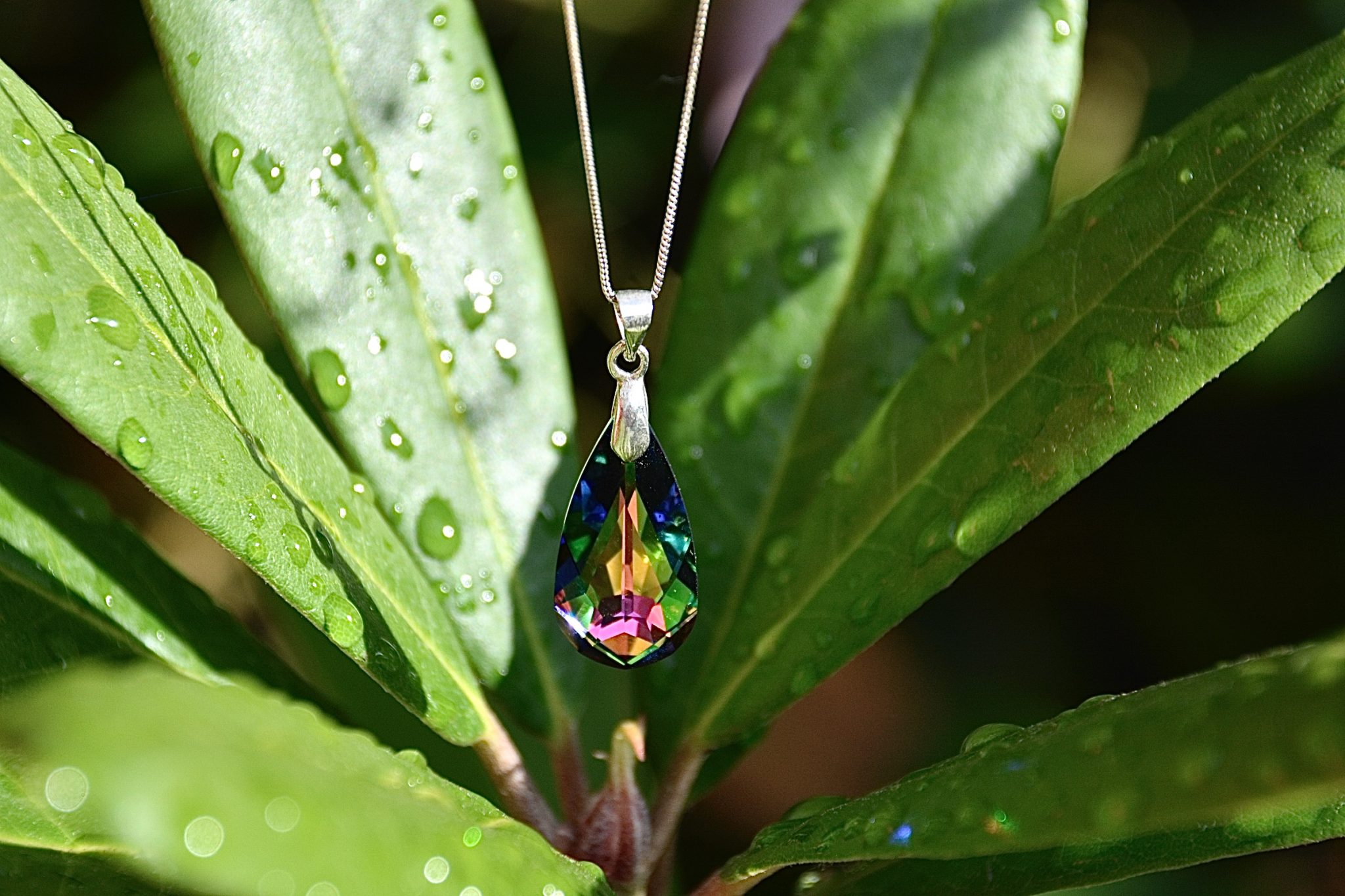 Iridescent Rainforest Necklace